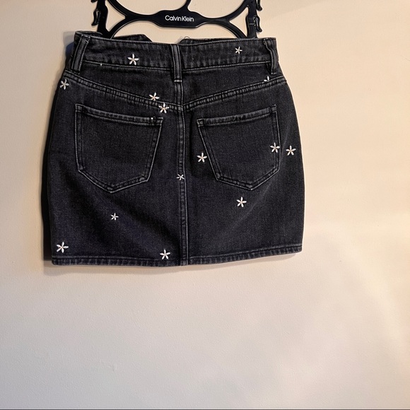 PacSun | Skirts | Pacsun Eco Flower Power Ultra High Waisted Denim Mini ...